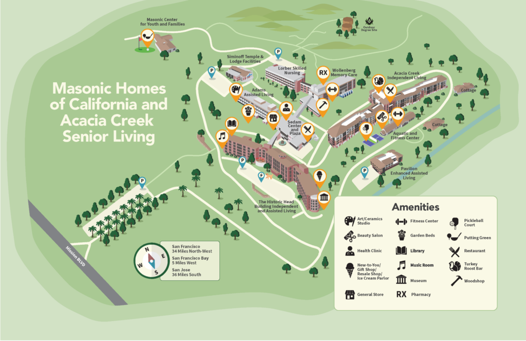 Campus Map - Masonic Homes